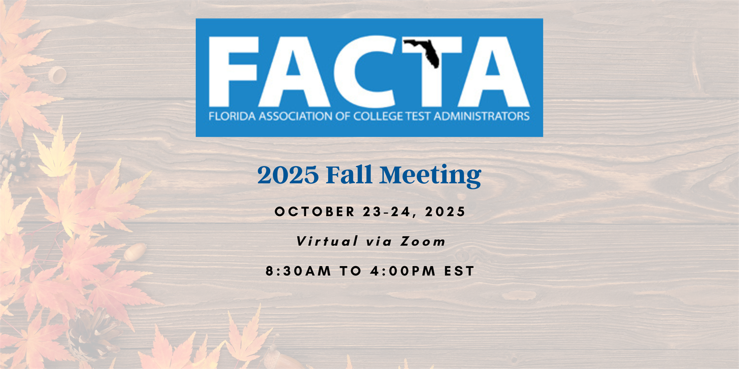 2025 FACTA Fall Meeting - Events | RegisterBlast